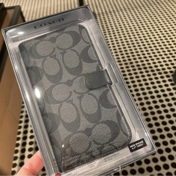 Coach | Cell Phones & Accessories | Coach Iphone 5 Pro Max Folio In Signature Canvas New With ...